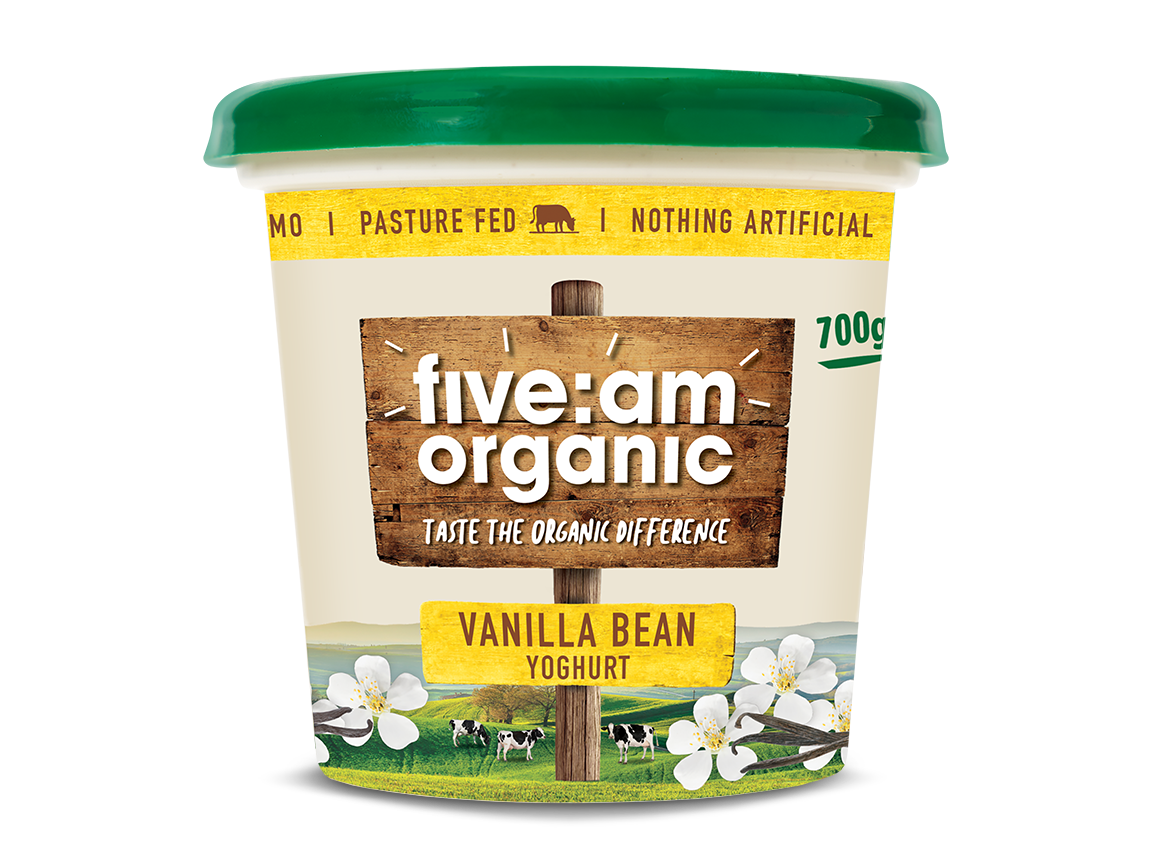 five:am Organic Yoghurt – The grass is greener on the five:am organic side